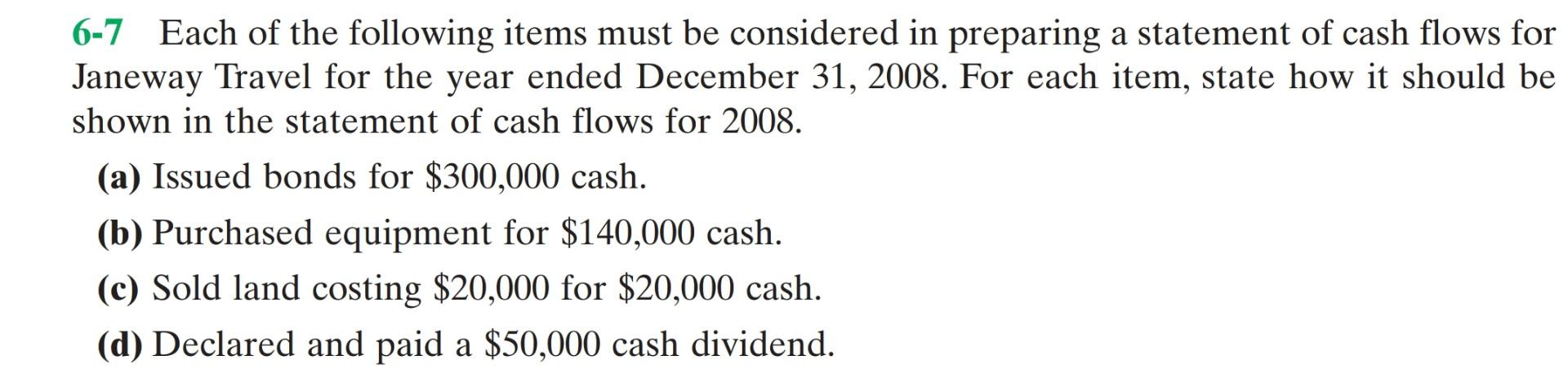 Solved EXERCISES 6-1 Explain where each of the following | Chegg.com