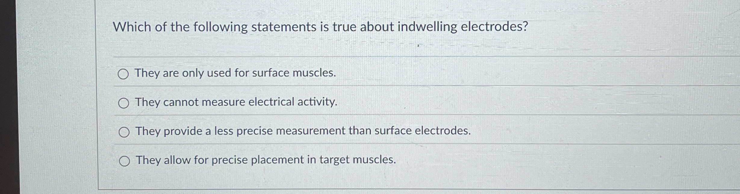 Solved Which of the following statements is true about | Chegg.com