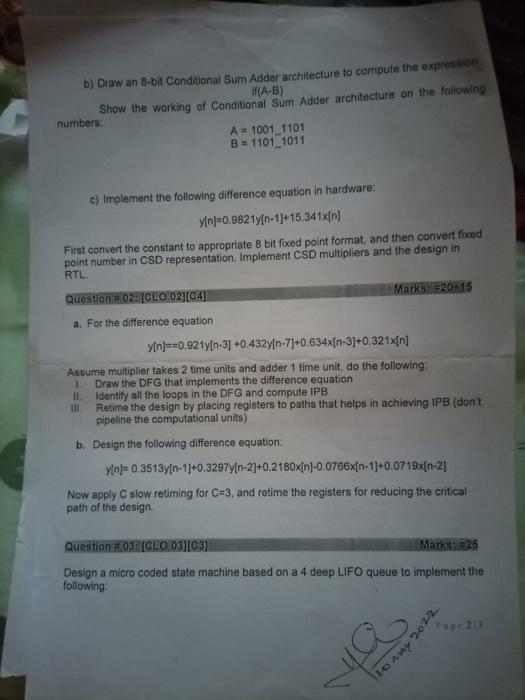 a) Compute the correction vector for sign extension | Chegg.com