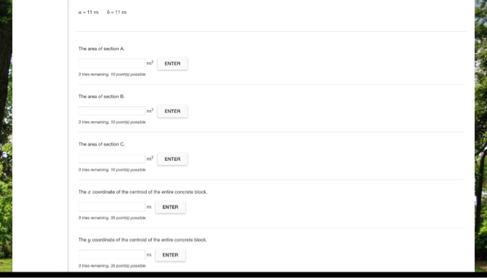 Solved Questions 01 Weight: 100,00 % The cross section of | Chegg.com