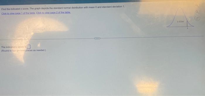 Solved Find the ndicated 2 scorv. The graph dopicti the | Chegg.com
