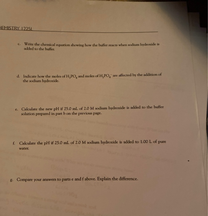 Solved 2. Consider the phosphoric acid/dihydrogen phosphate | Chegg.com