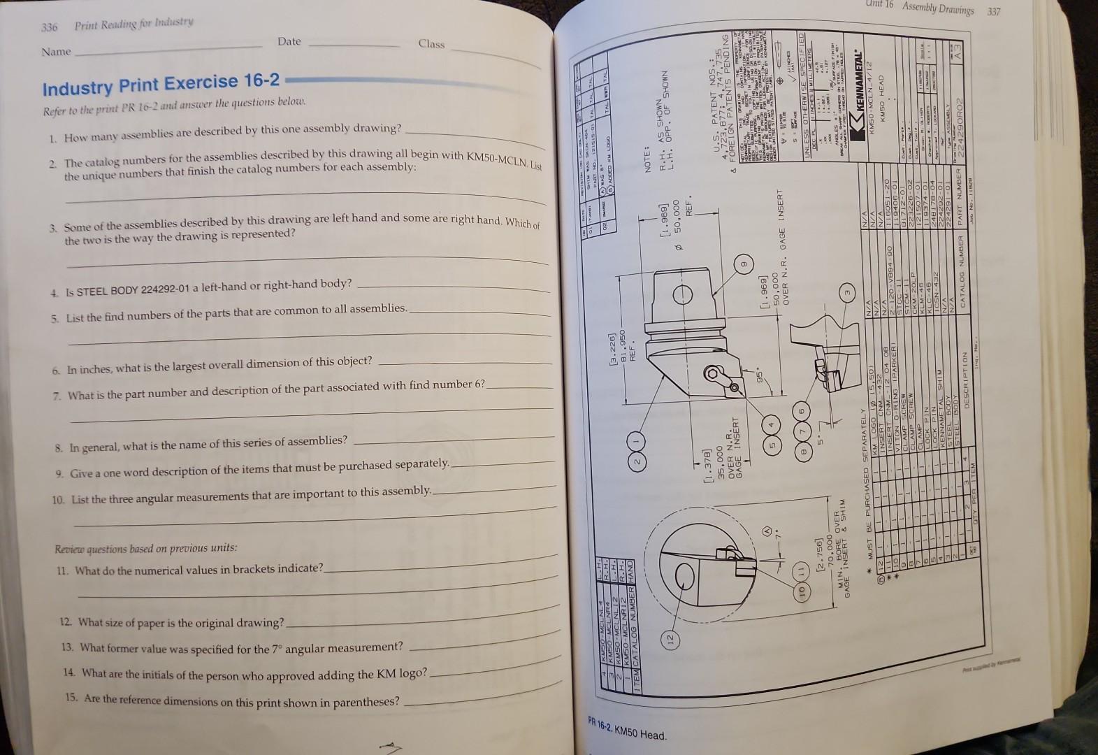 Solved 336 Priut Rending for Industry Date Name Class | Chegg.com