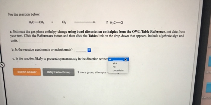 Solved Use the References to access important values il | Chegg.com