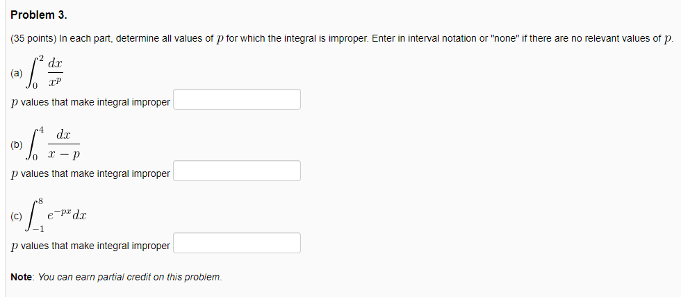 Solved Problem 3.(35 ﻿points) ﻿In each part, determine all | Chegg.com