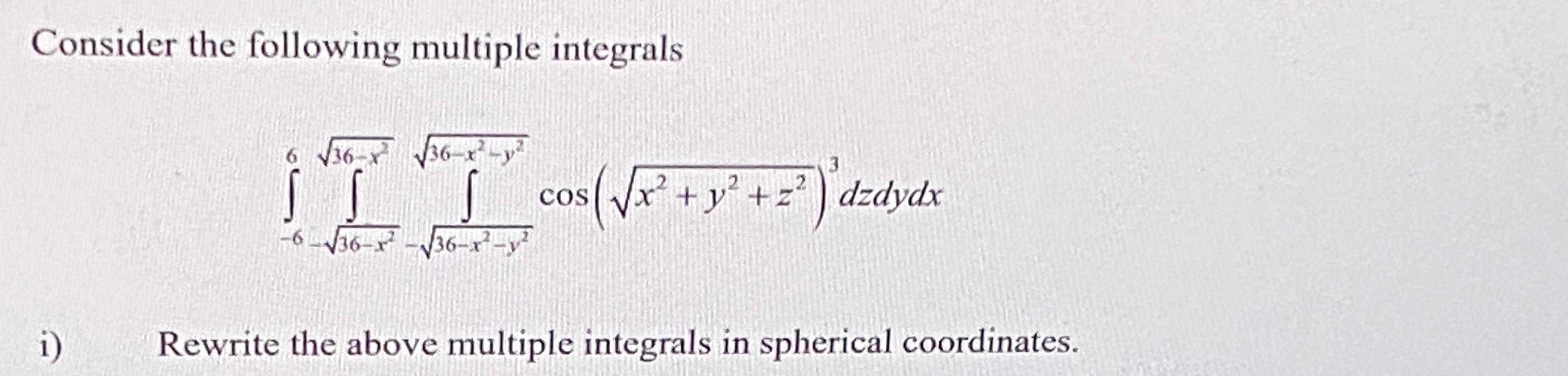 Solved Consider the following multiple | Chegg.com