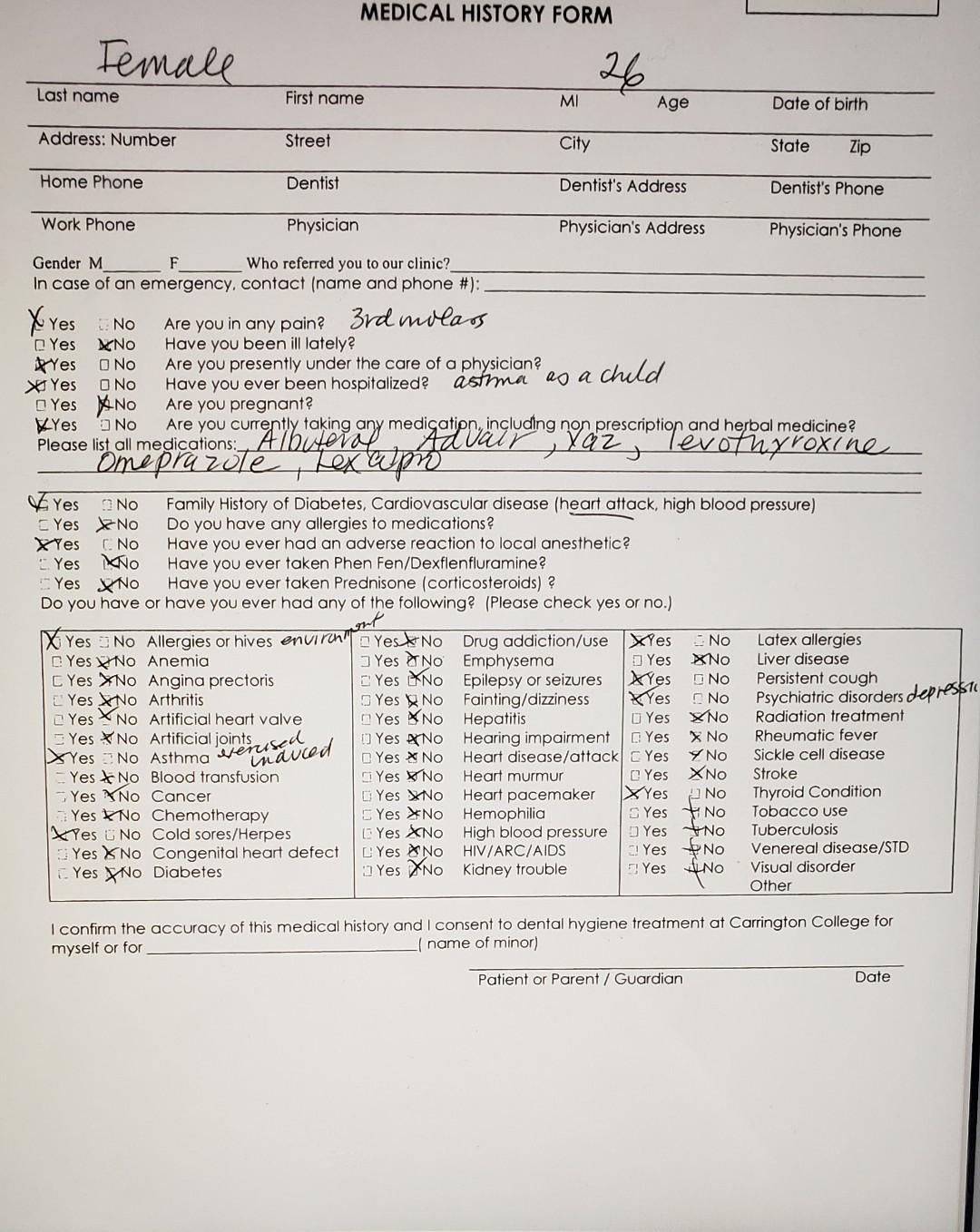 Solved I need help writting a file write up for this asthma | Chegg.com