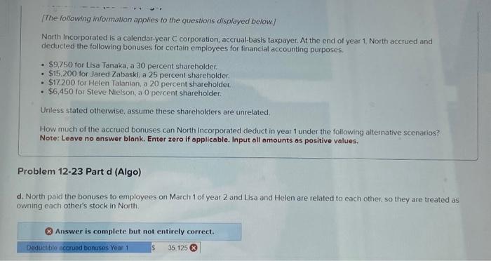 Solved Ithe following intormation applies to the questions | Chegg.com