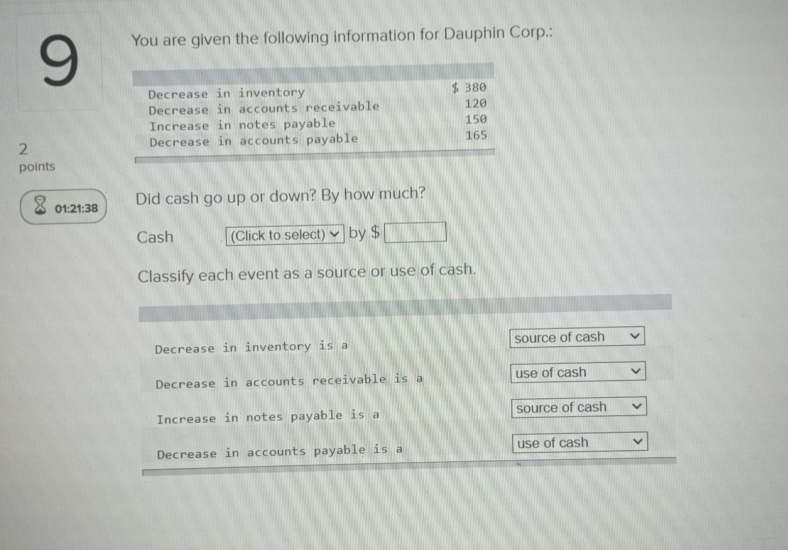 Solved You are given the following information for Dauphin | Chegg.com