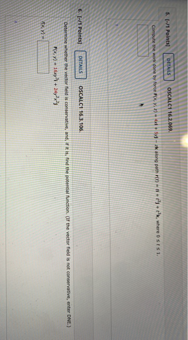 Solved 5. (-/1 Points) DETAILS OSCALC1 16.2.069. Compute the | Chegg.com Solved 5. (-/1 Points) DETAILS OSCALC1 16.2.069. Compute the | Chegg.com