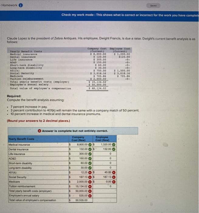 Solved - Homework Seved Check my work mode: This shows what | Chegg.com Solved - Homework Seved Check my work mode: This shows what | Chegg.com