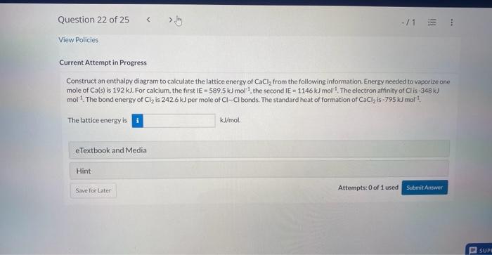 Solved Construct an enthalpy diagram to calculate the | Chegg.com