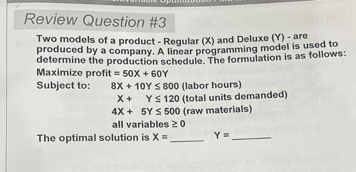 Solved Two models of a product - Regular \\( (X) \\) and | Chegg.com