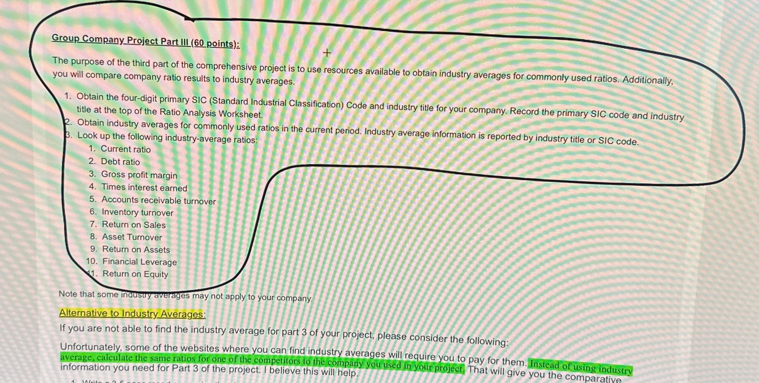 Solved Group Company Project Part III (60 ﻿points):The | Chegg.com
