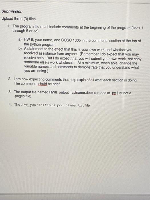 Solved Reference: Chapter 6 - Files and Exceptions Colleen | Chegg.com