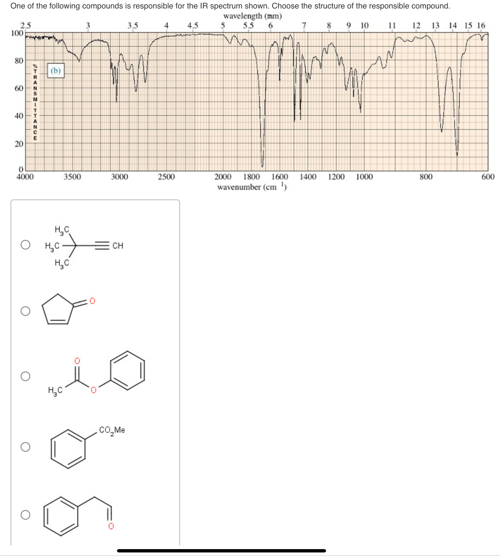 Solved One of the following compounds is responsible for the | Chegg.com