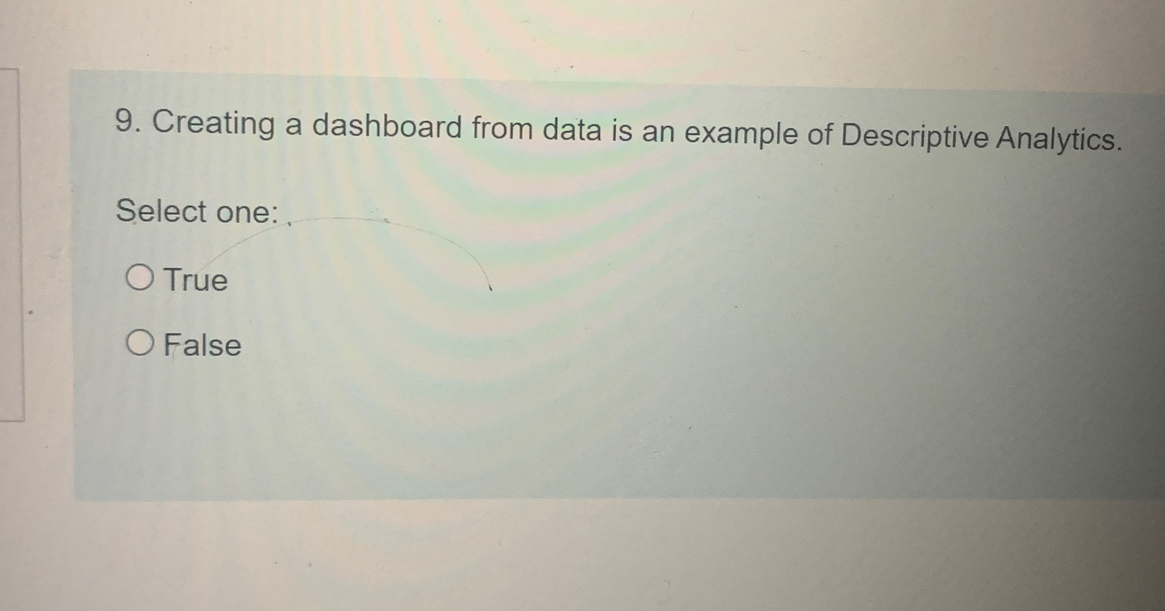 Solved Creating a dashboard from data is an example of | Chegg.com