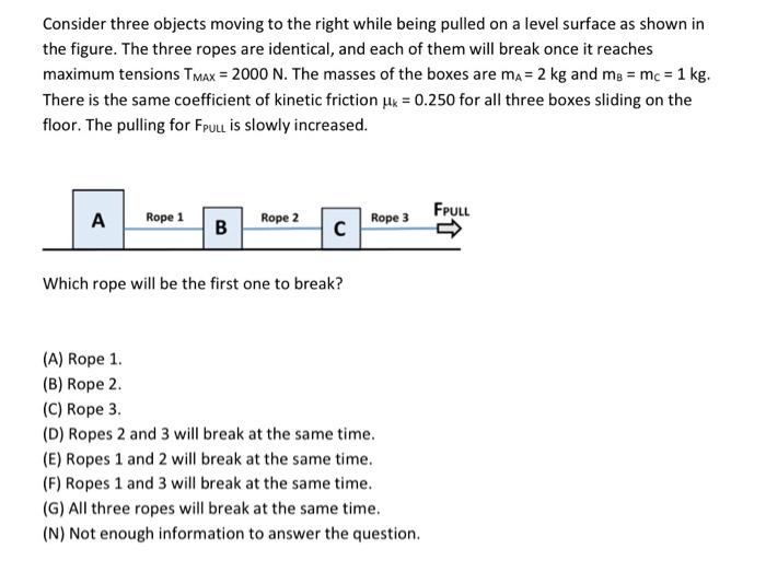 Solved Consider three objects moving to the right while | Chegg.com