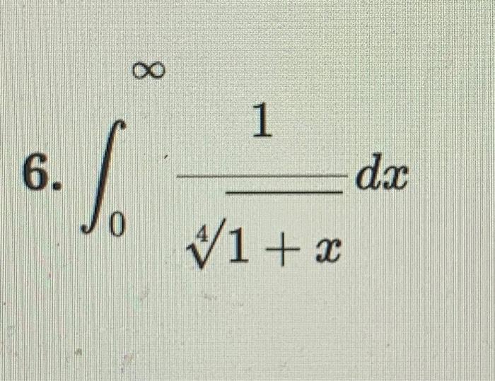Solved Determine whether each integral is convergent or | Chegg.com