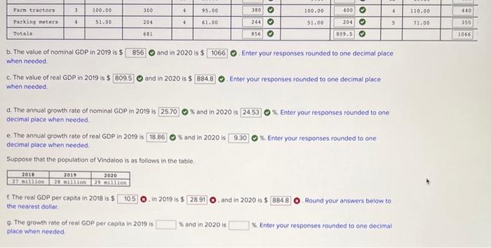 Solved Referring to the table below, fill in the missing | Chegg.com