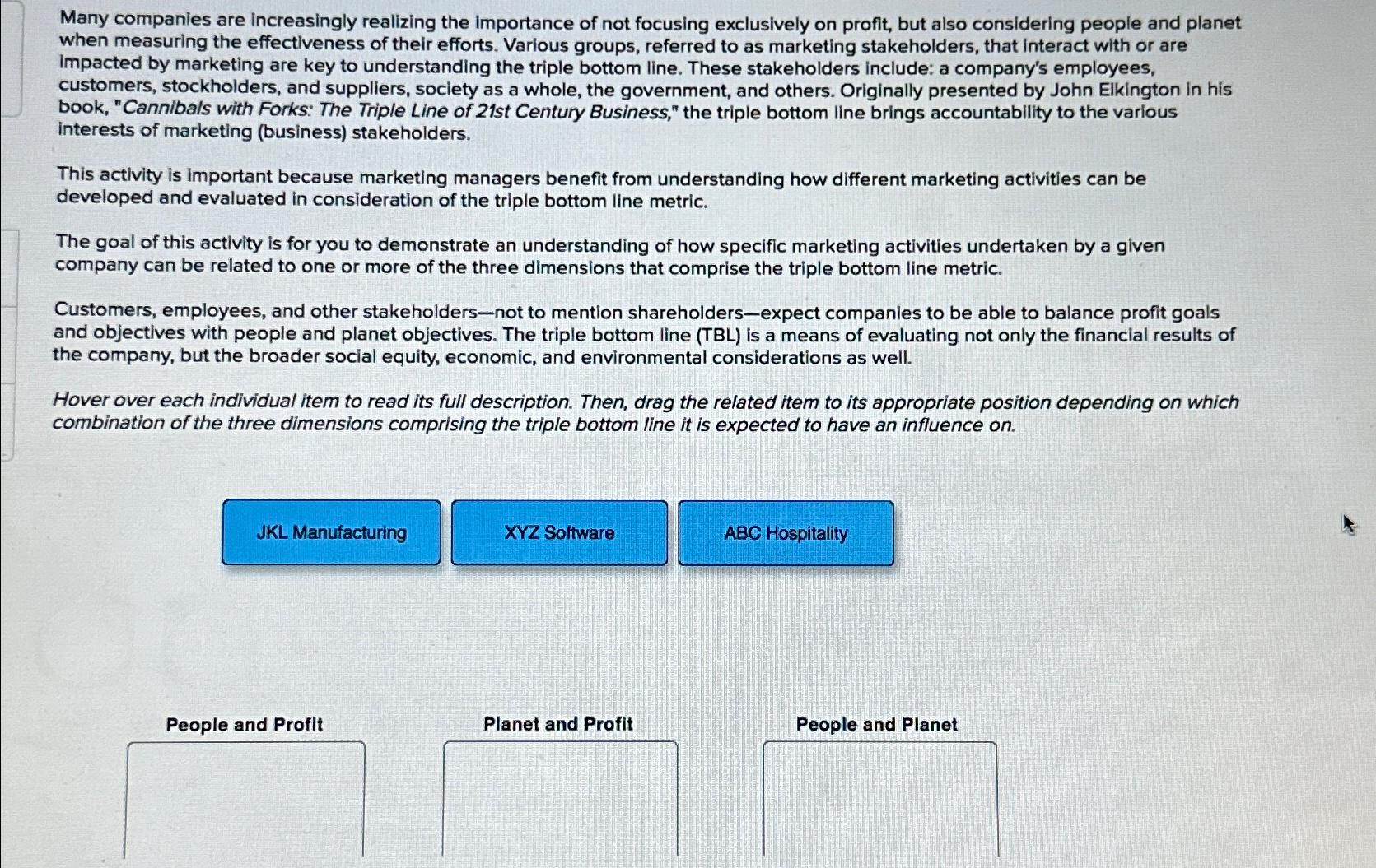 Solved Many companies are increasingly realizing the | Chegg.com
