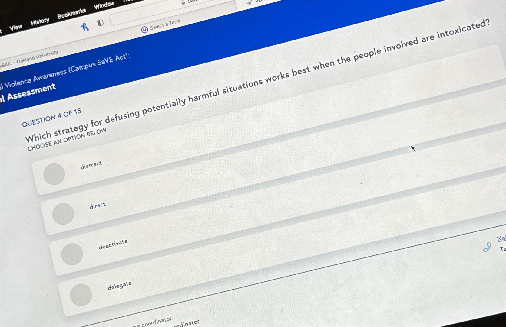 Solved History Bookmarksh(1)(C) ﻿Select a TermSAIL - | Chegg.com