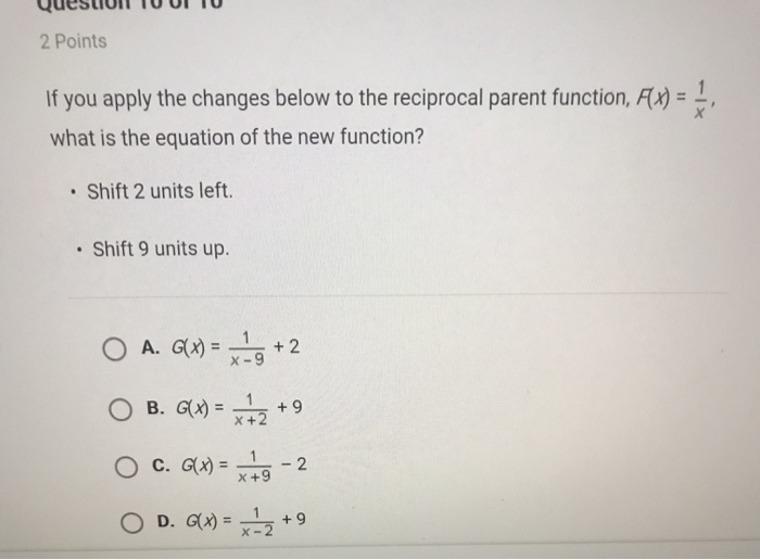 Solved 2 Points If you apply the changes below to the | Chegg.com