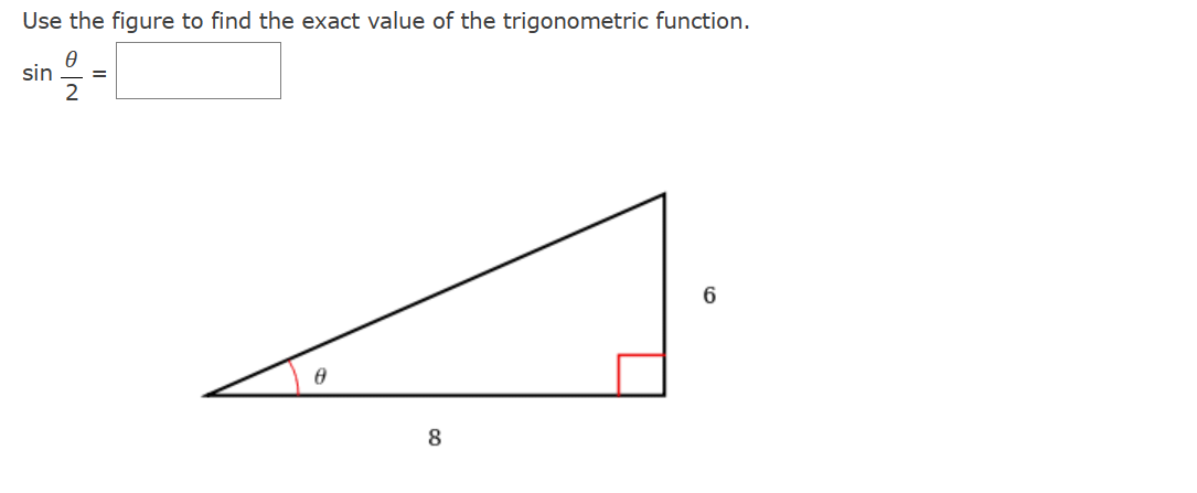 Solved Use the figure to find the exact value of the | Chegg.com