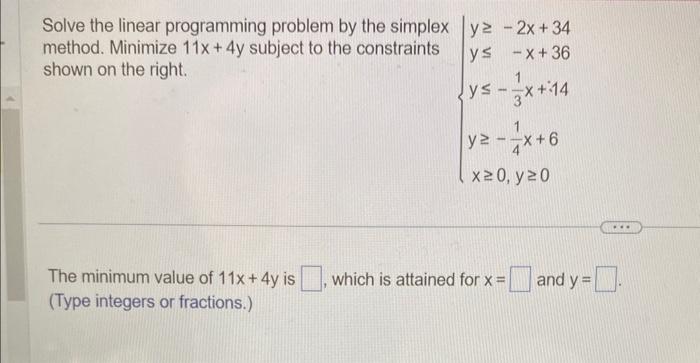 Solved Solve the linear programming problem by the simplex | Chegg.com