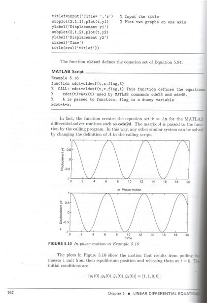 Solved I Cant Recreate A Matlab Example On Matlab 65 That