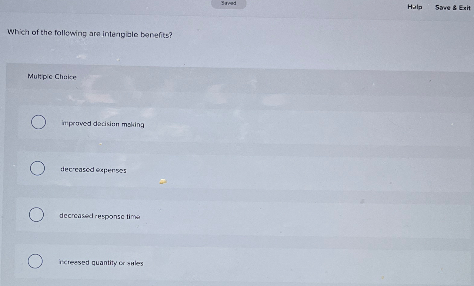 Solved SavedHelpSave & ExitWhich of the following are | Chegg.com