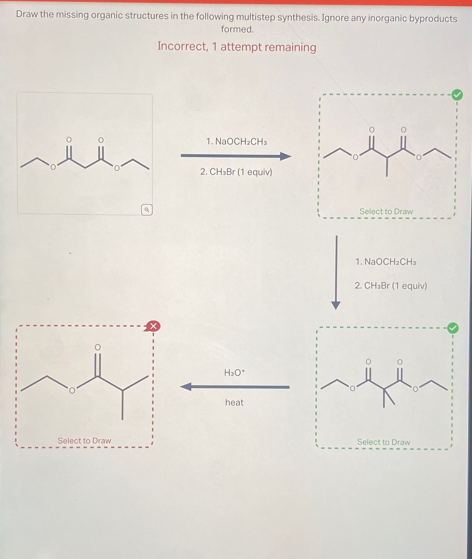 Solved Draw the missing organic structures in the following | Chegg.com