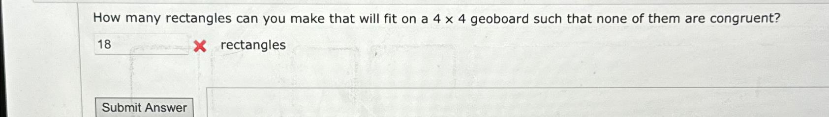 Solved How many rectangles can you make that will fit on a | Chegg.com