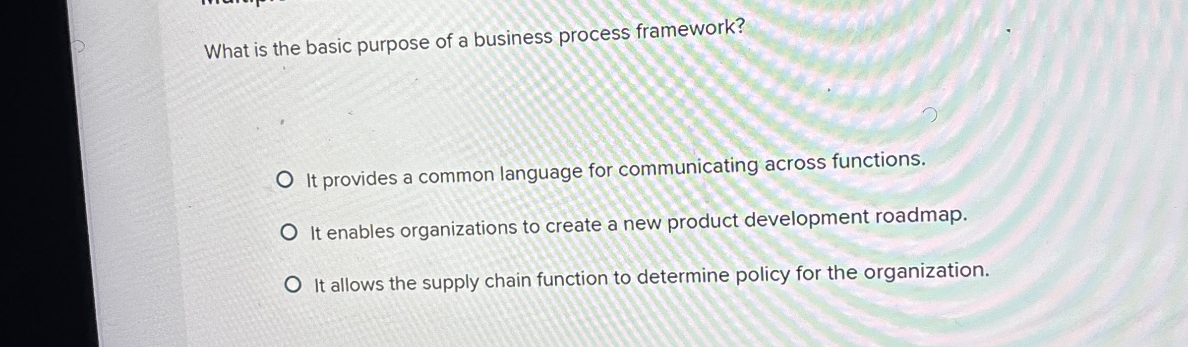 Solved What is the basic purpose of a business process | Chegg.com