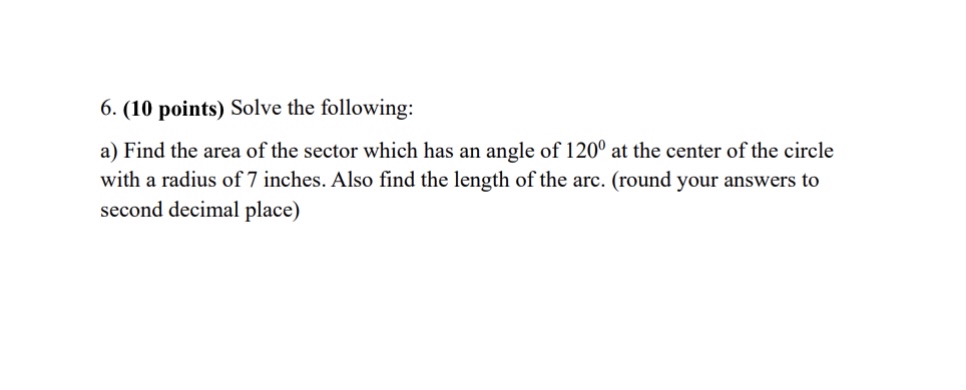 Solved (10 ﻿points) ﻿Solve the following:a) ﻿Find the area | Chegg.com