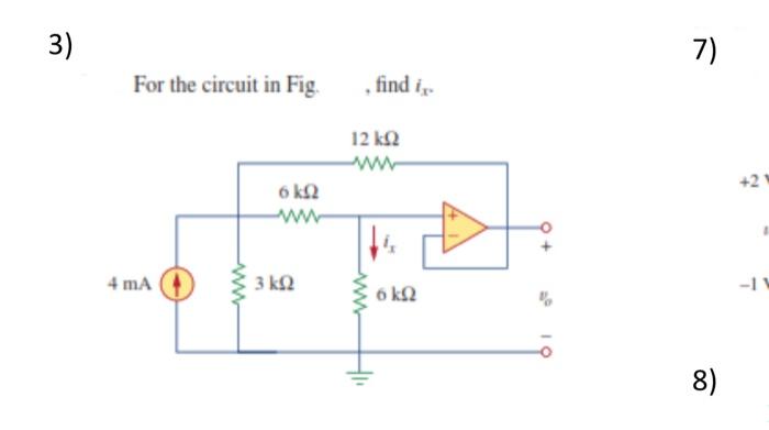 Solved For the circuit in Fig. , find ix | Chegg.com