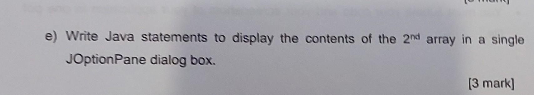 Solved c) The value at index position x in the first array | Chegg.com