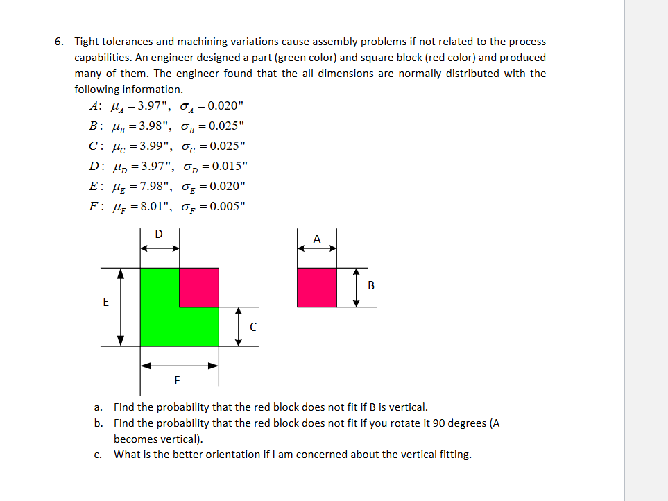 Solved Tight tolerances and machining variations cause | Chegg.com