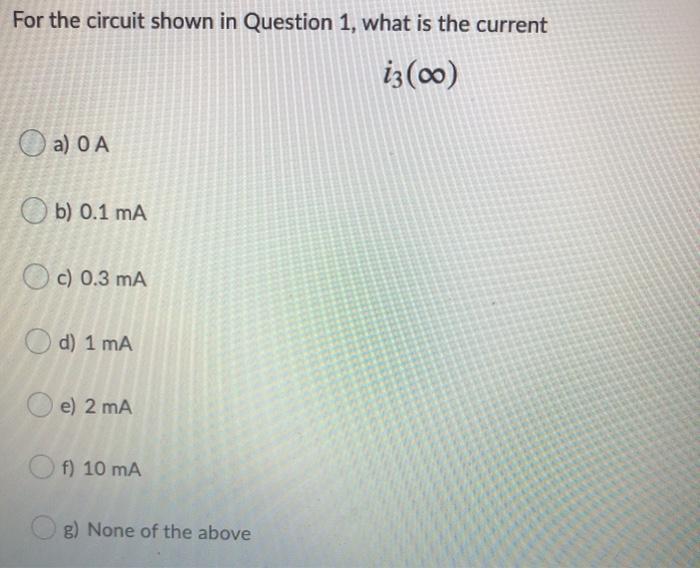 Solved 1 ΚΩ t=0 12 ic 2ν 1 ΚΩ 2 ΚΩ 1 uF Ve For the circuit | Chegg.com