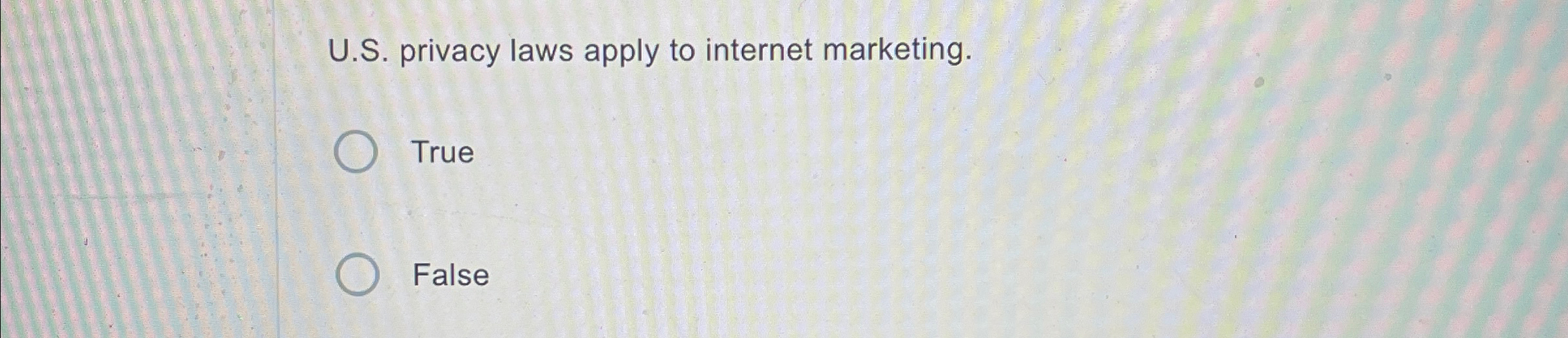Solved U.S. ﻿privacy laws apply to internet | Chegg.com