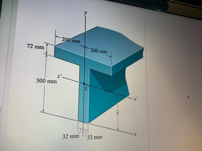 Solved QUESTION 3 (20 pts.) 3. Locater the centroid y cross | Chegg.com