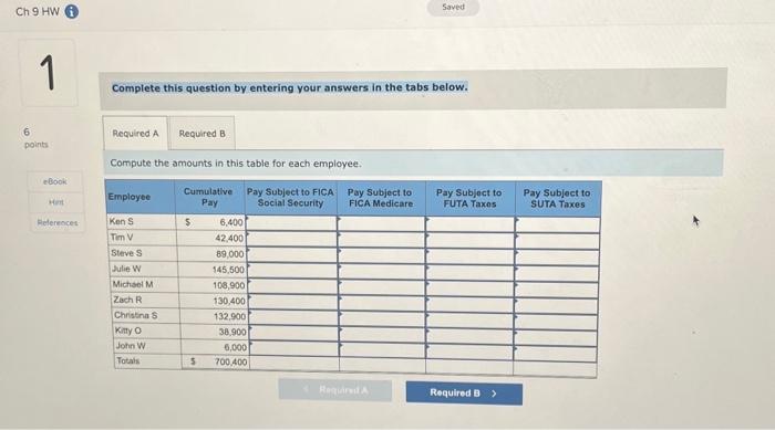 Complete this question by entering your answers in | Chegg.com