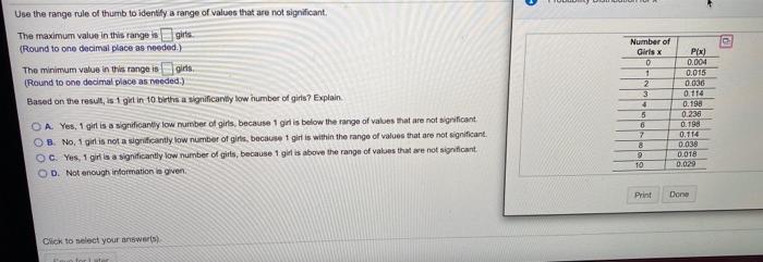 Solved Use the range rule of thumb to identify a range of | Chegg.com