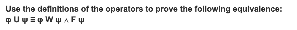 Solved Use the definitions of the operators to prove the | Chegg.com