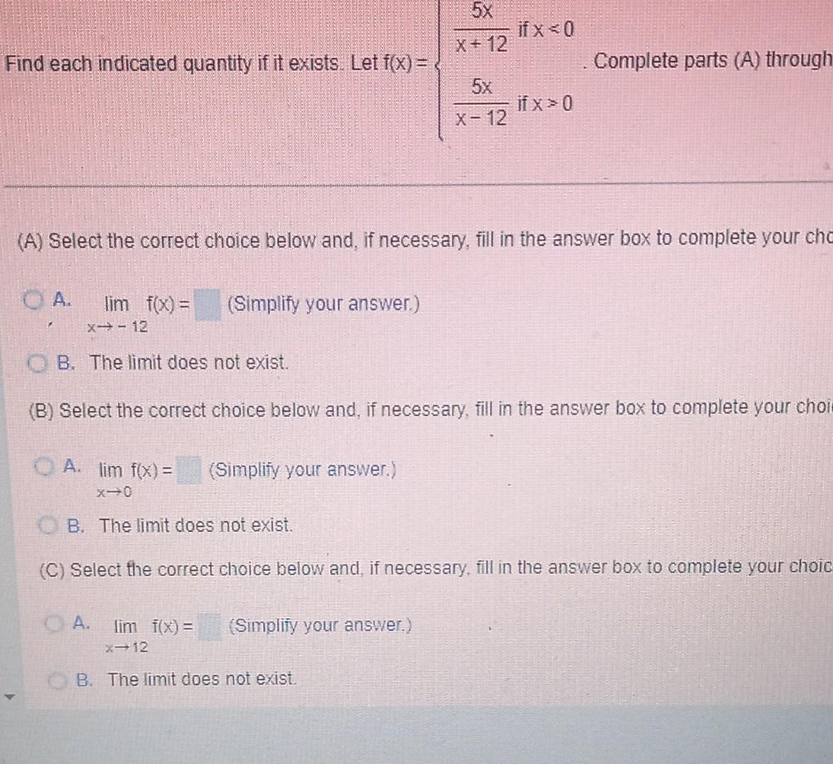 Solved Find each indicated quantity if it exists. Let | Chegg.com