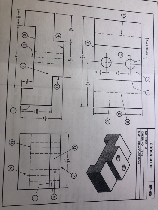 Solved ASSIGNMENT CROSS SLIDE 1. What material is used for | Chegg.com