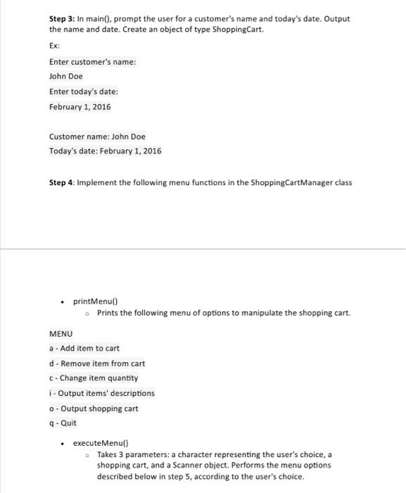 Solved Step 3: In main (), prompt the user for a customer's | Chegg.com
