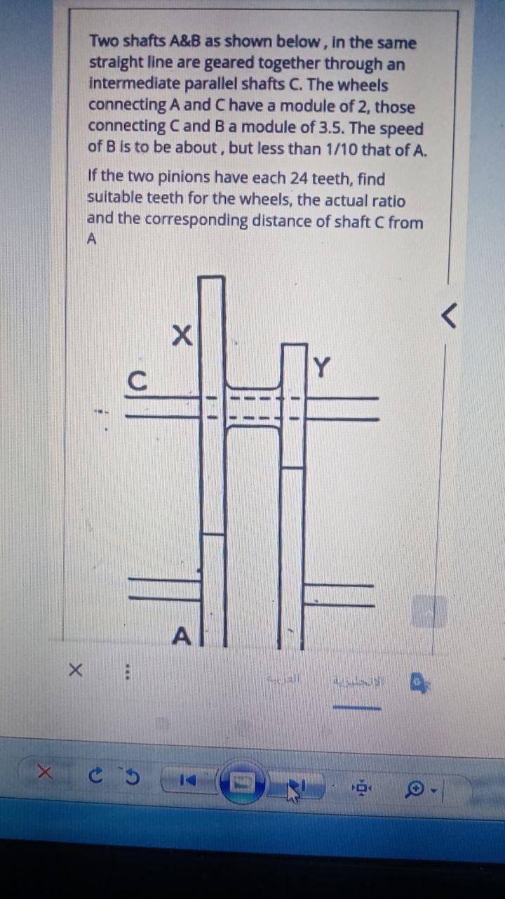 Solved Two shafts A&B as shown below, in the same straight | Chegg.com