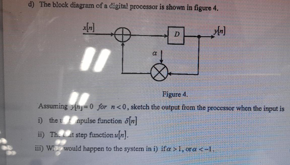 Solved QUESTION 4 (25 MARKS] e a) Define the unit-sample | Chegg.com