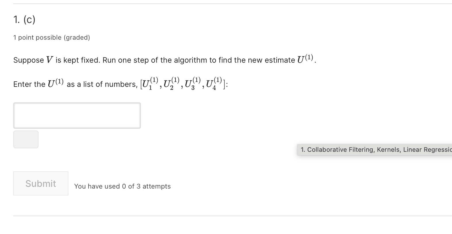 Solved 1 ﻿point possible (graded)Suppose V ﻿is kept fixed. | Chegg.com